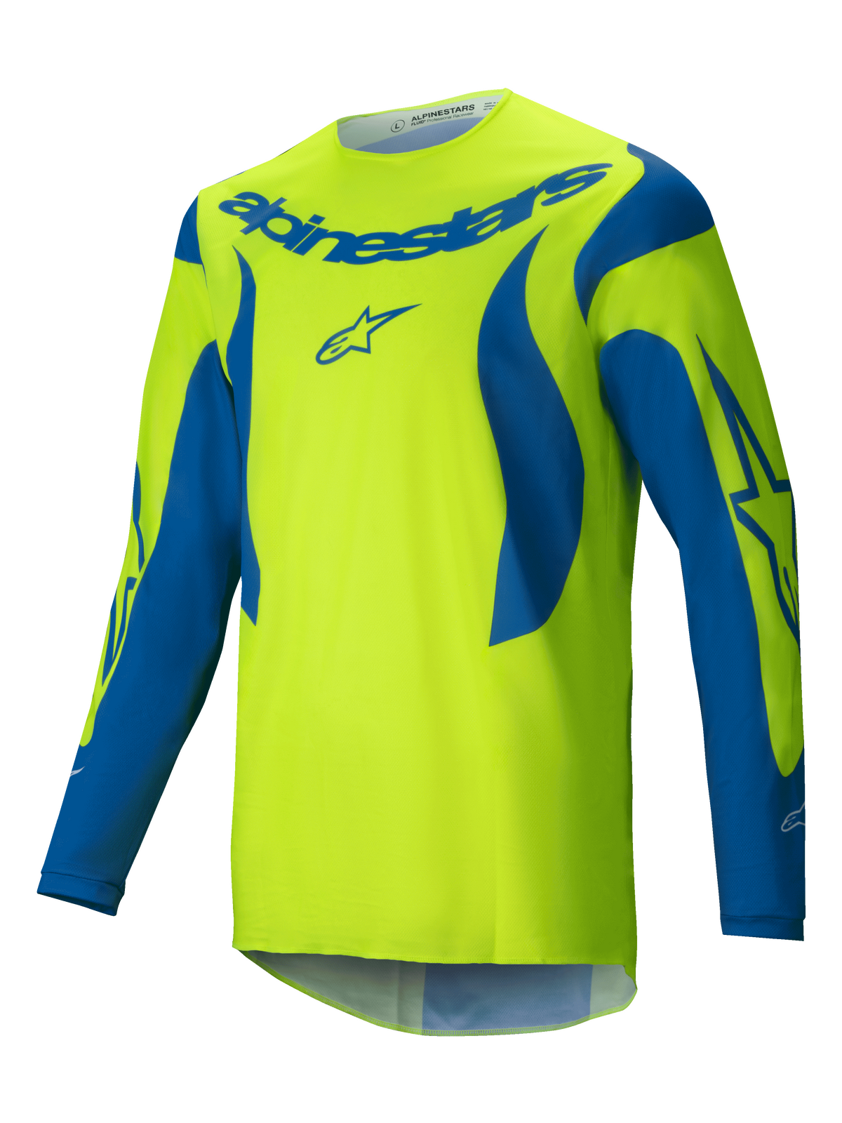 Alpinestars 2025 Fluid Haul Jersey - Fluro Yellow/Blue